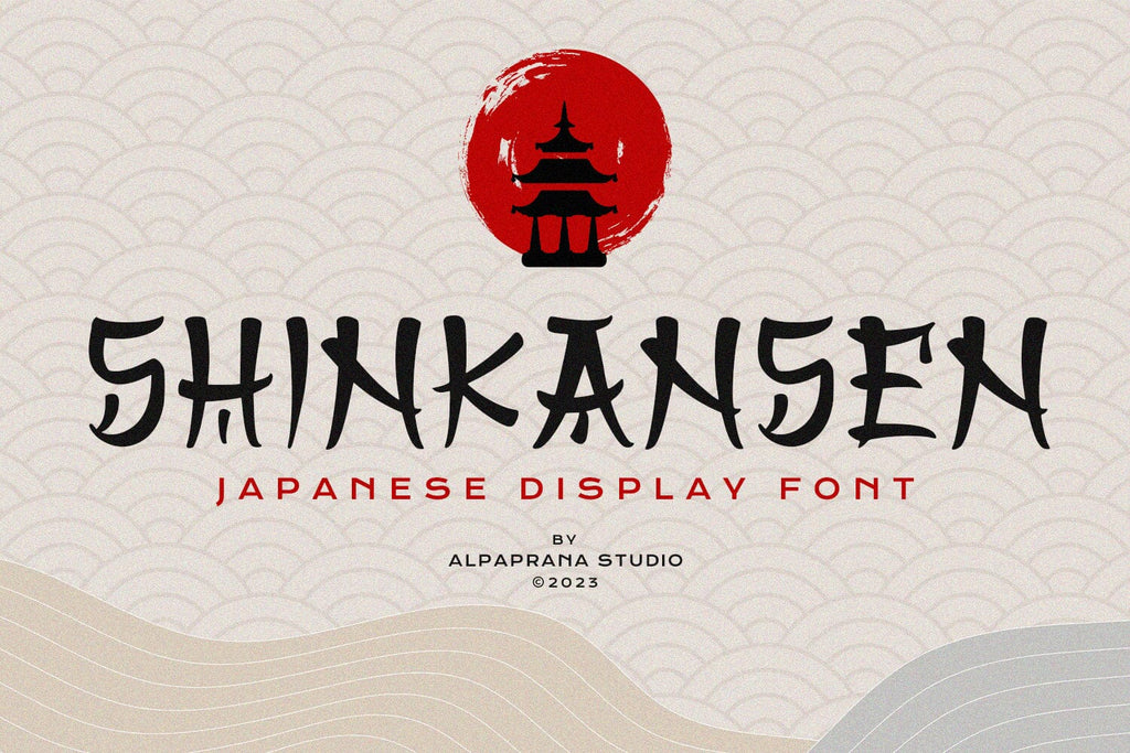 Shinkansen - Display Font - So Fontsy