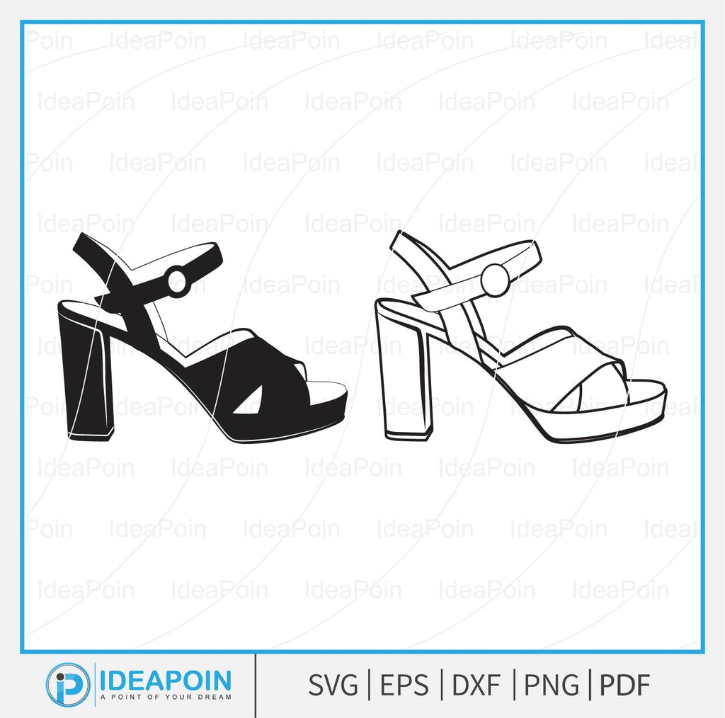shoes svg, High heels svg, Woman Shoes svg, Black Shoe svg, shoes ...