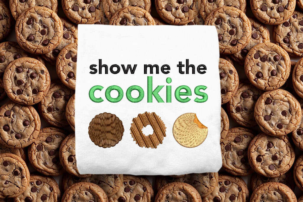 Show Me the Cookies Embroidery - So Fontsy