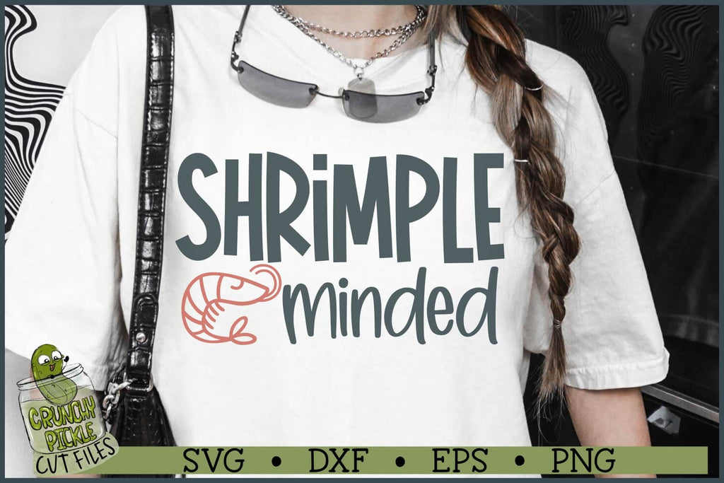 Shrimple Minded SVG file - So Fontsy