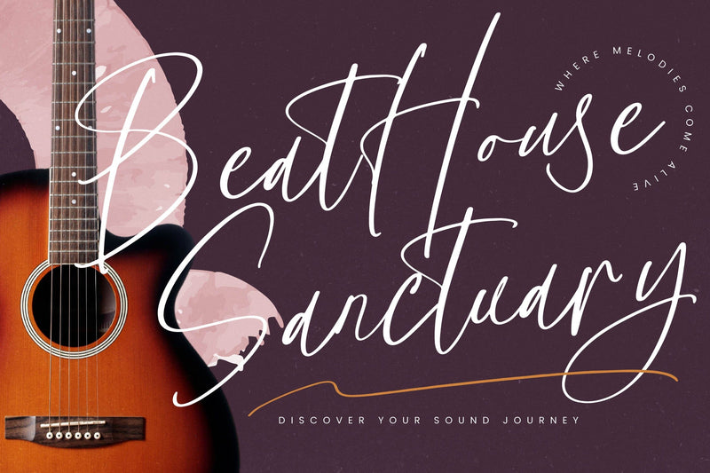 Silentone Barcelona - Modern Script Font - So Fontsy