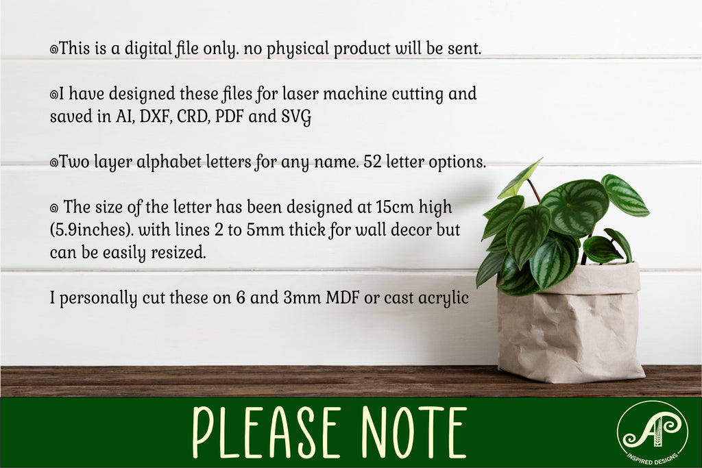 Silly Goose alphabet letters laser cut files SVG - digital download 52 ...