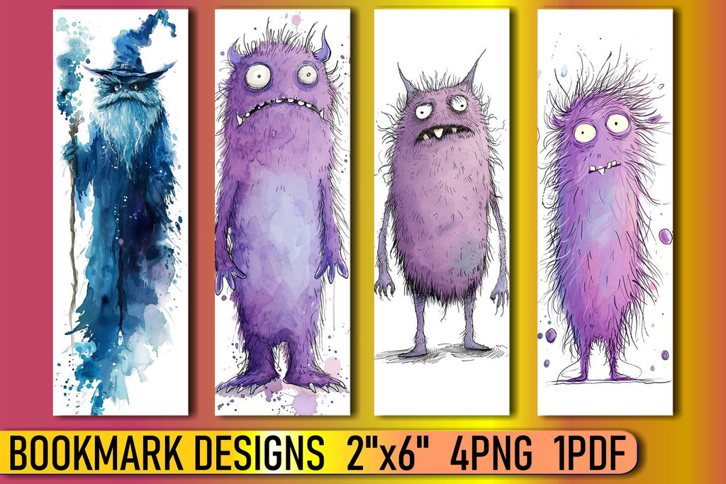 Silly Monster Printable Set - So Fontsy