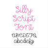 Silly Script Font OTF, Fonts for Crafting, Handwritten Font - So Fontsy