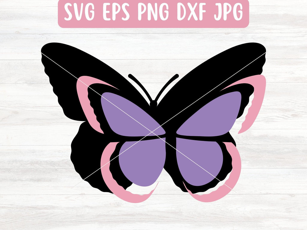 Simple Butterfly SVG File for Cricut or Silhouette - So Fontsy