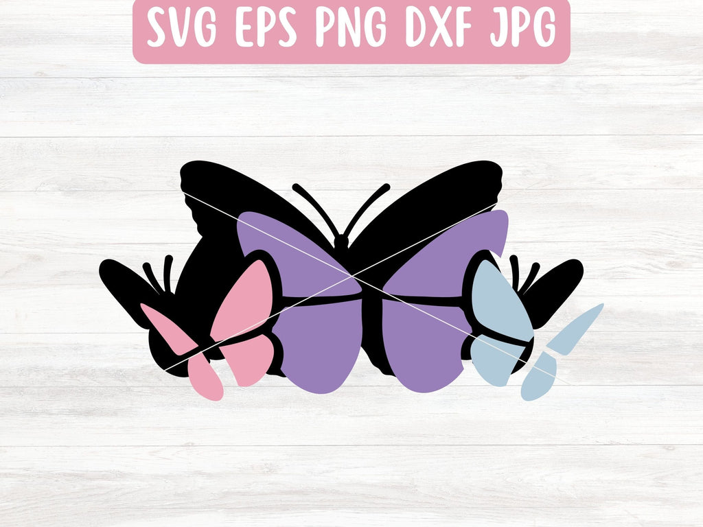 Simple Butterfly SVG File for Cricut or Silhouette - So Fontsy