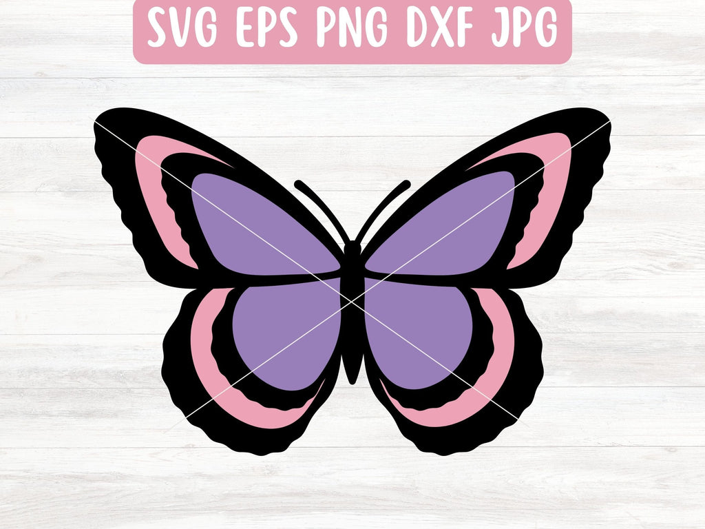 Simple Butterfly SVG File for Cricut or Silhouette - So Fontsy