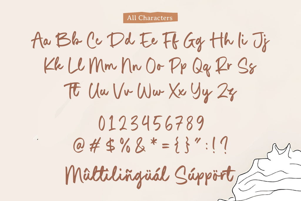 Simple Cakes - Handwritten Script Font - So Fontsy