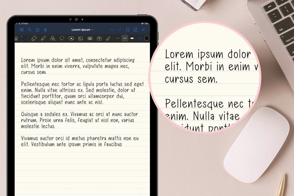 Simple Note - Handwritten Font - So Fontsy