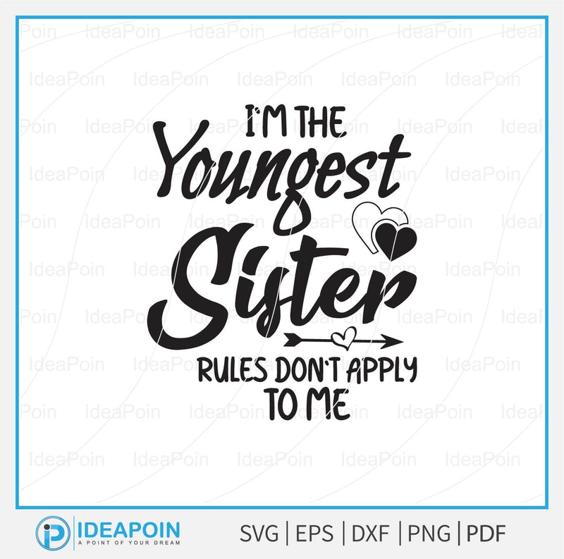 Sisters Svg Bundle, Middle Sister Svg, Youngest Sister Svg, I'm the ...