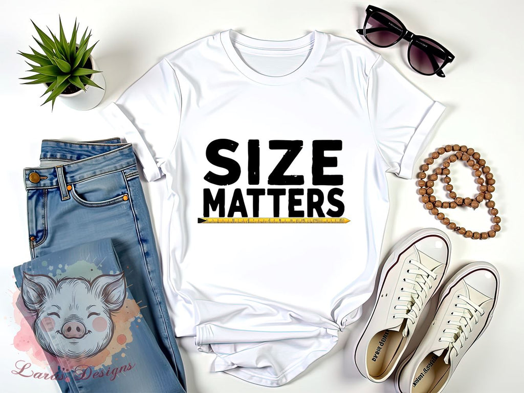 Size Matters, Funny PNG, Sublimation Design, Humor Graphic, Gift for ...