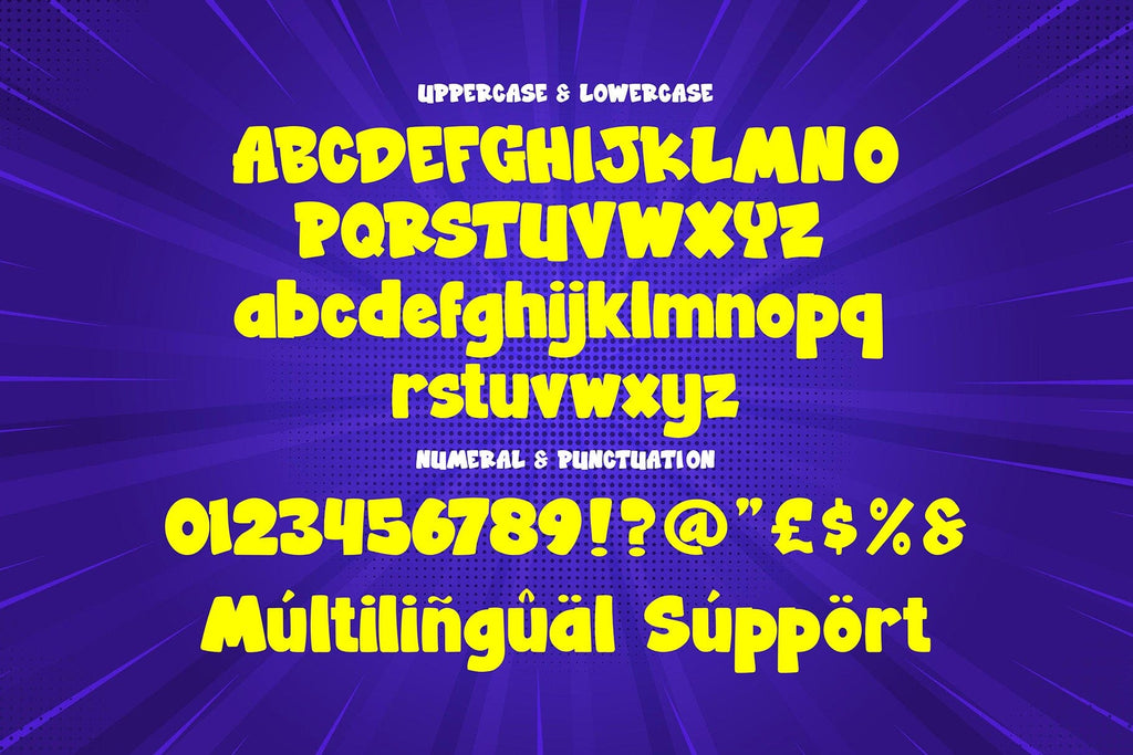 Skiddy Tons - 3 Layered Display Font - So Fontsy