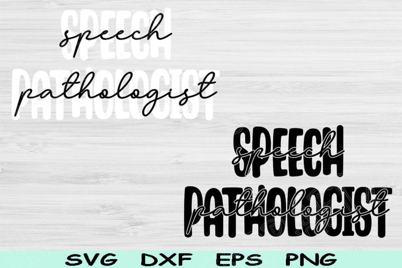 SLP Svg Dxf Png Cut File, Speech Pathologist Svg, Speech Therapist Svg ...