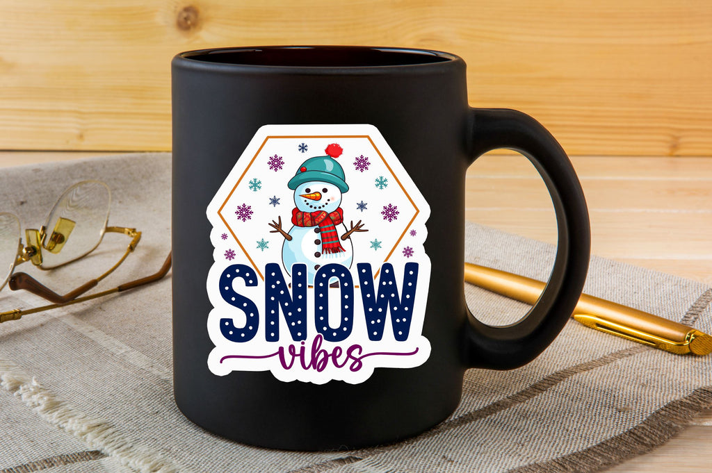 Snow vibes Sticker Design - So Fontsy