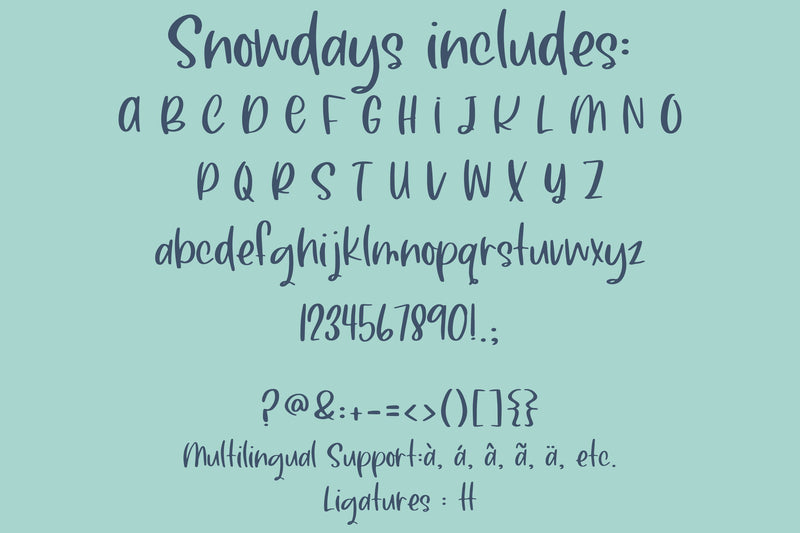Snowdays - So Fontsy