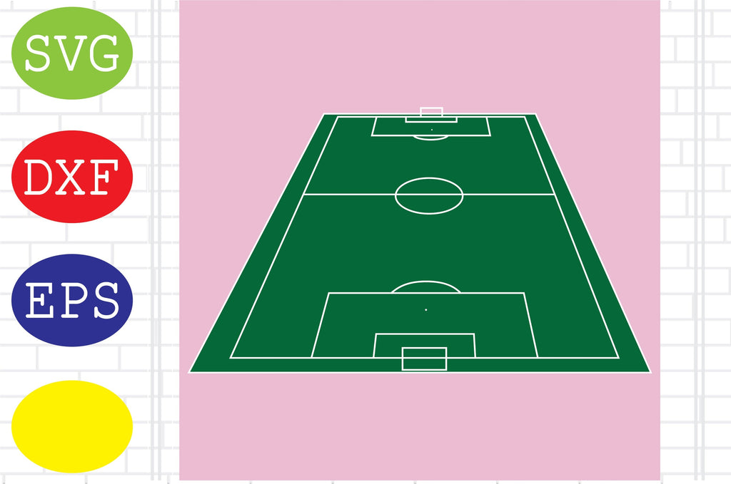 Soccer Field Clipart, Sport Silhouette, Soccer Ball Svg, Ball ...