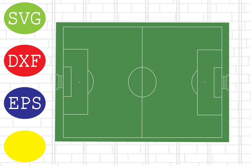 Soccer Field Svg, Soccer Ball Svg, Jpg, Eps, Dxf Files - So Fontsy