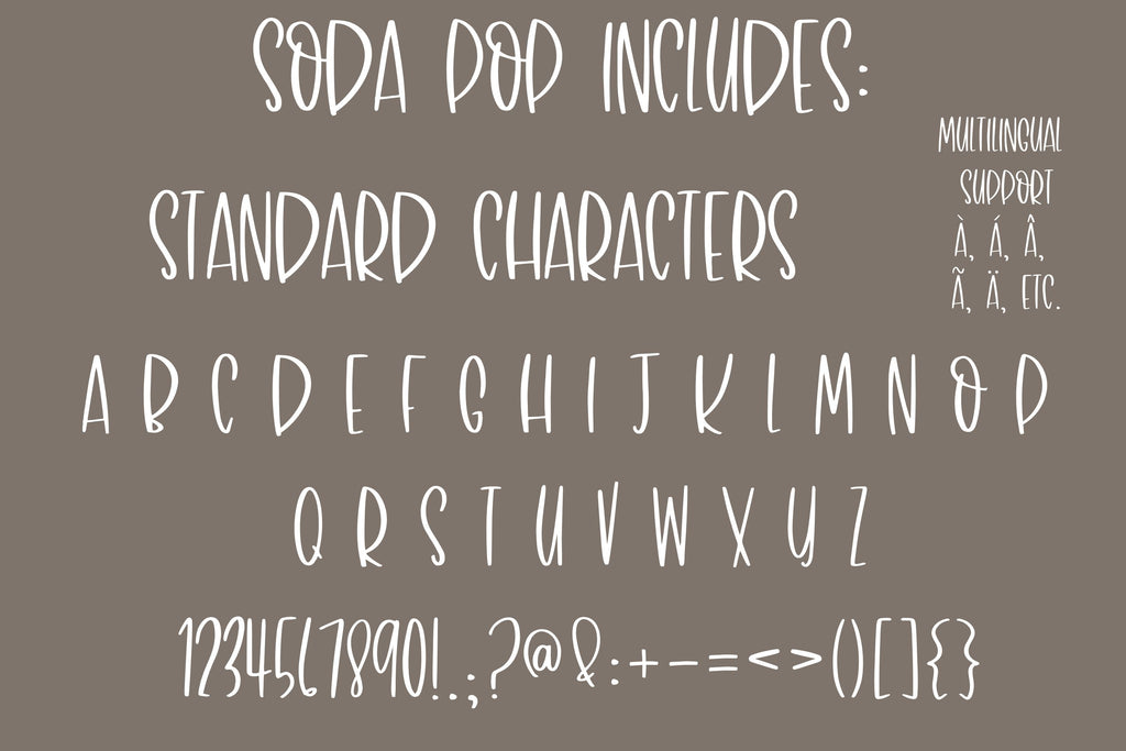 Soda Pop, A Fun Handwritten Font - So Fontsy