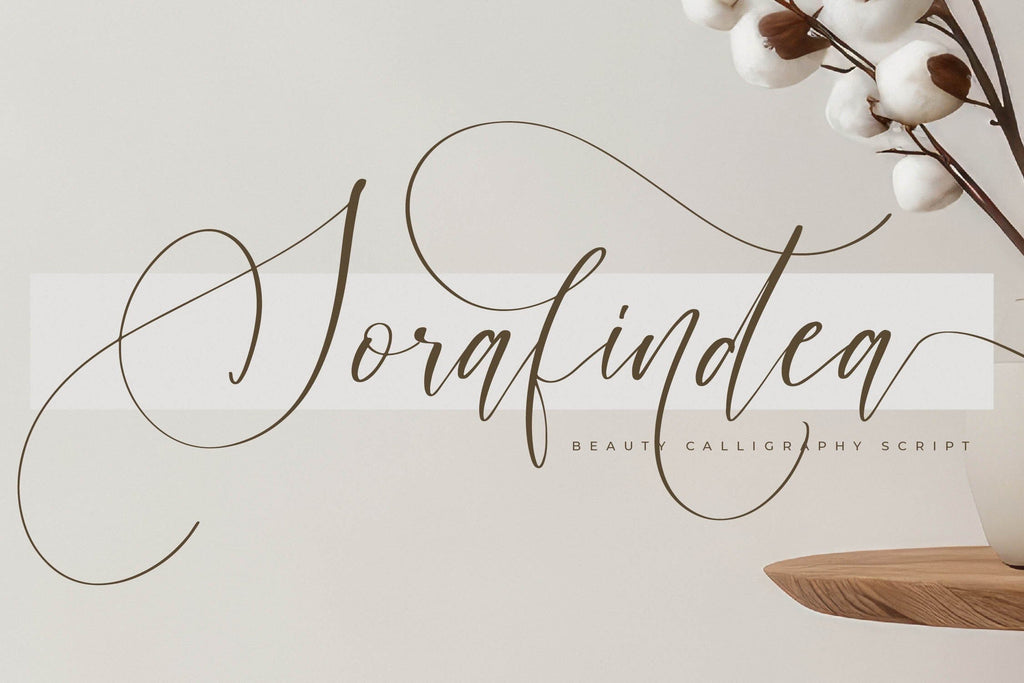 Sorafindea - Beauty Calligraphy Script - So Fontsy