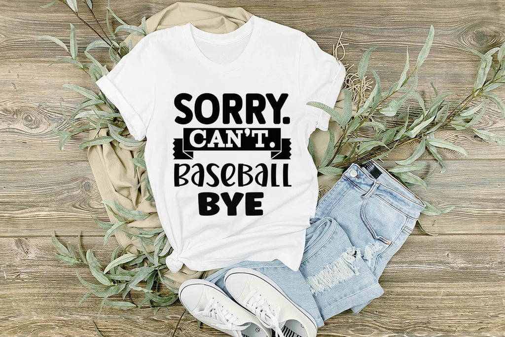Sorry Can t Baseball Bye - So Fontsy