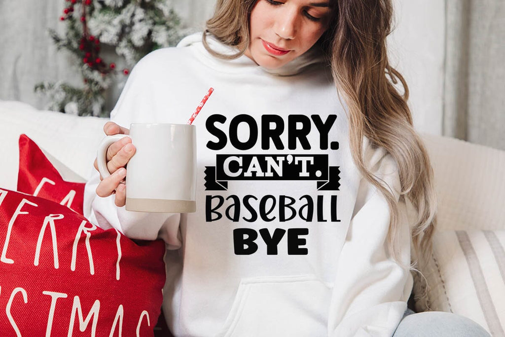 Sorry Can t Baseball Bye - So Fontsy