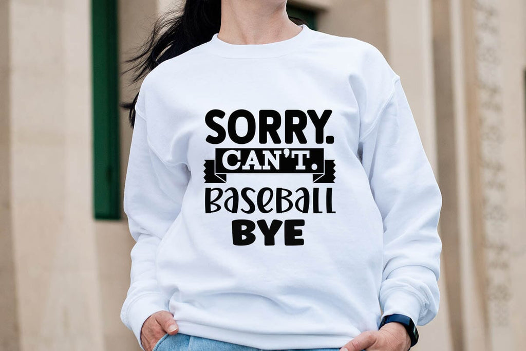 Sorry Can t Baseball Bye - So Fontsy