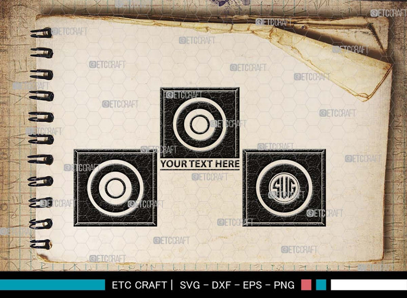 Sound Box Monogram, Sound Box Silhouette, Sound Box SVG, Speakers Svg ...