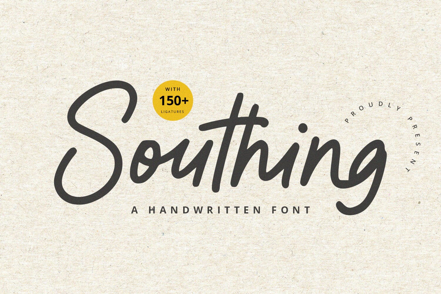 Southing - Handwritten Font - So Fontsy