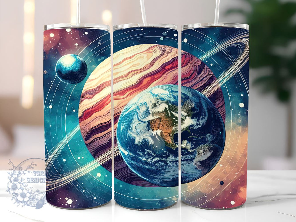Space Exploration Design, Space 20oz Skinny Tumbler Sublimation Design ...