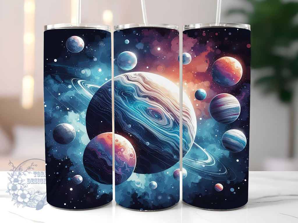 Space Exploration Design, Space 20oz Skinny Tumbler Sublimation Design ...
