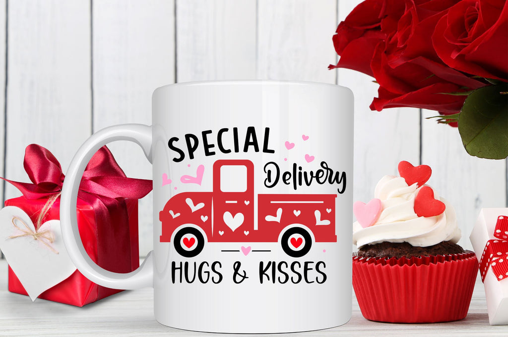 Special delivery hugs & kisses SVG design - So Fontsy