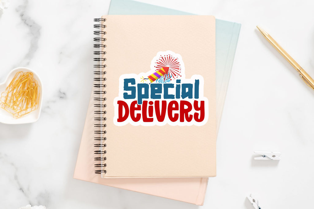 Special delivery Sticker Design - So Fontsy