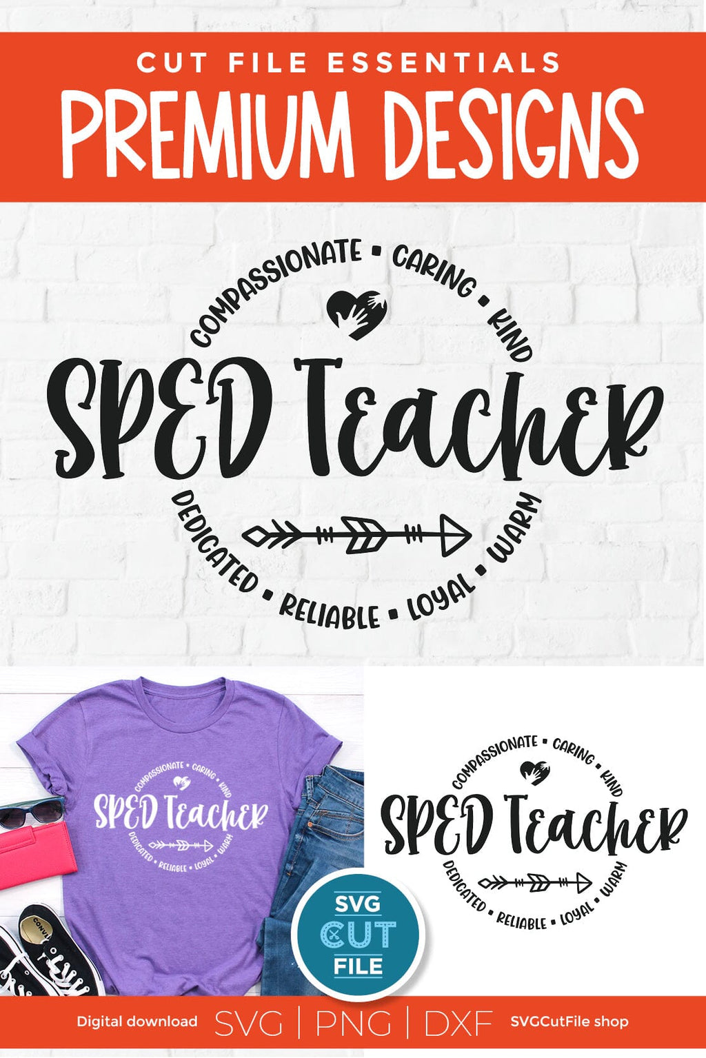 SPED Teacher, teacher appreciation, special education svg - So Fontsy