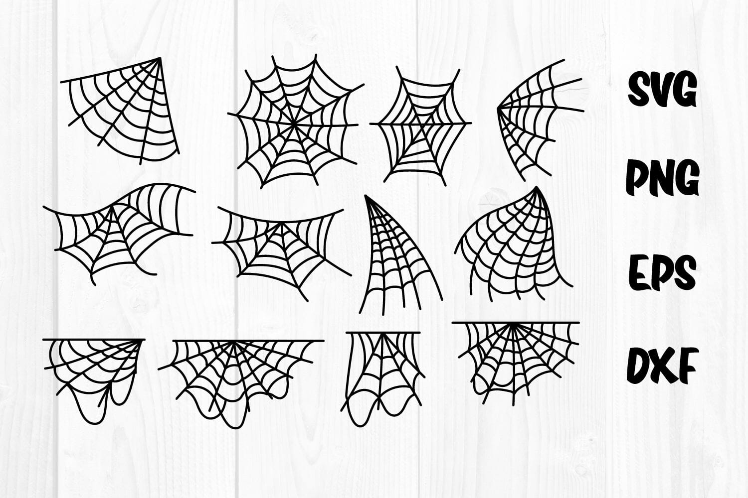 Spider webs svg, dxf, eps, png - So Fontsy