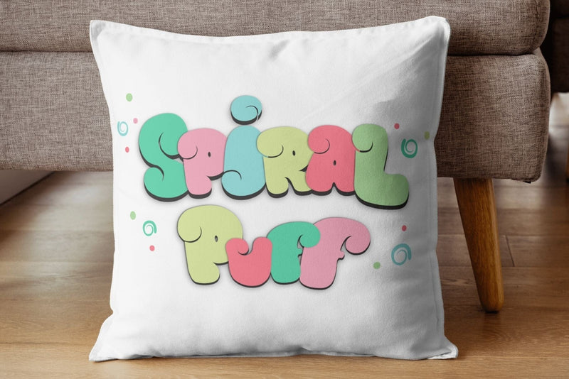 Spiral Puff - Display Font - So Fontsy
