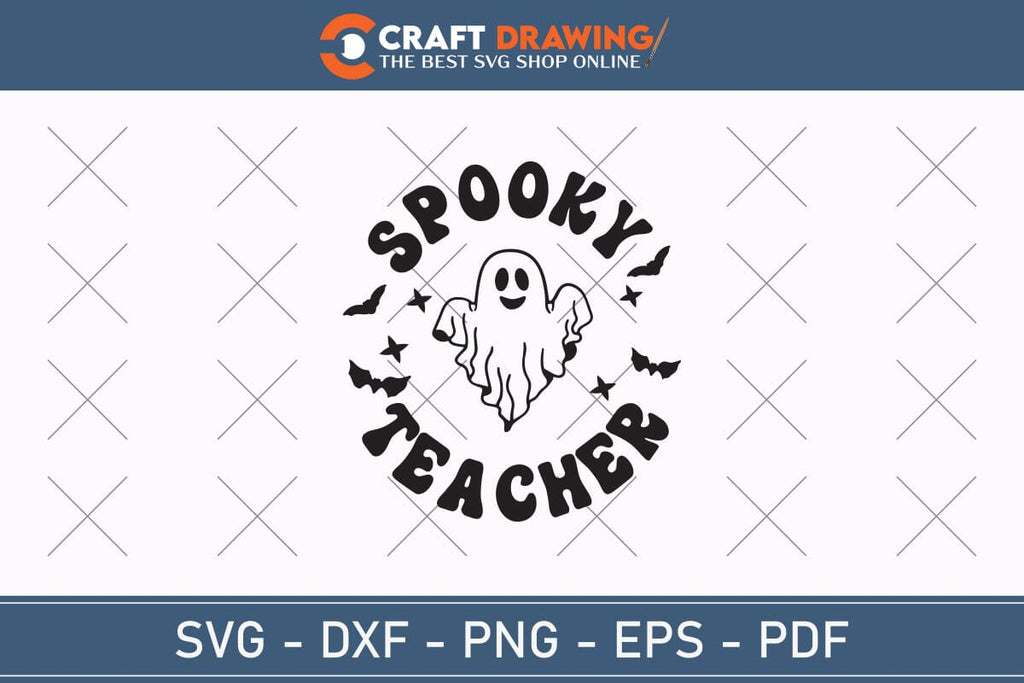 Spooky Teacher Halloween Svg, Halloween Png , Halloween Clipart, Ghost ...