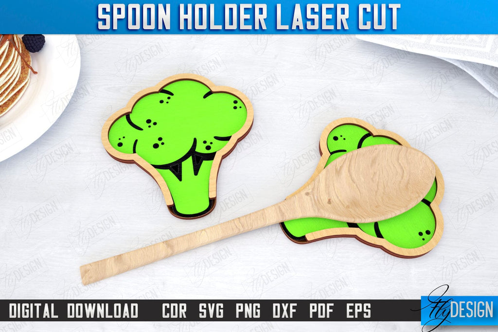 Spoon Holders Laser Cut Bundle | Kitchen Accessories | Spoon Rest ...