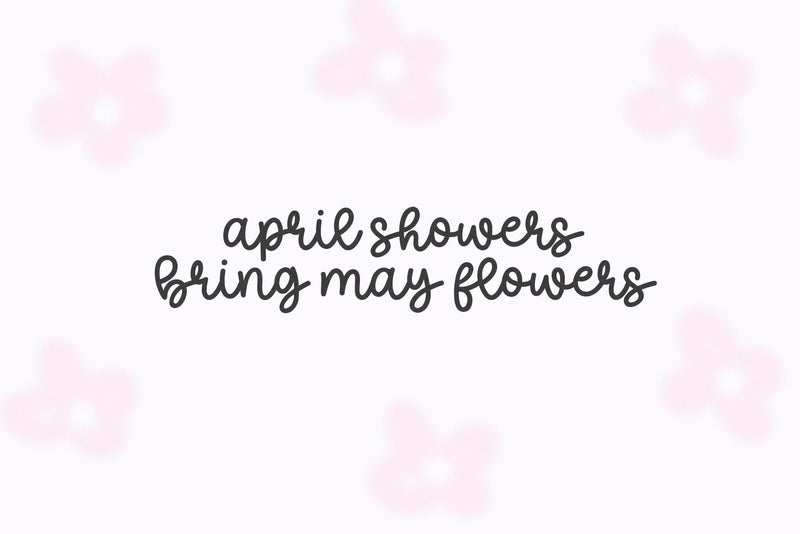 Spring Garden - Cute Script Font - So Fontsy