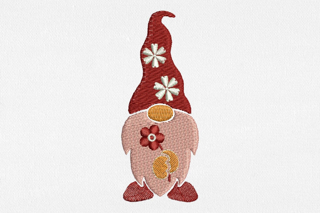 Spring Gnome for Machine Embroidery - So Fontsy