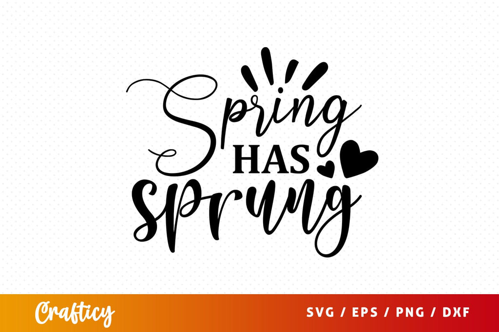 Spring has sprung SVG Design - So Fontsy