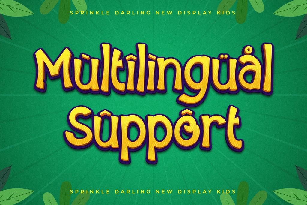 Sprinkle Darling Typeface - So Fontsy