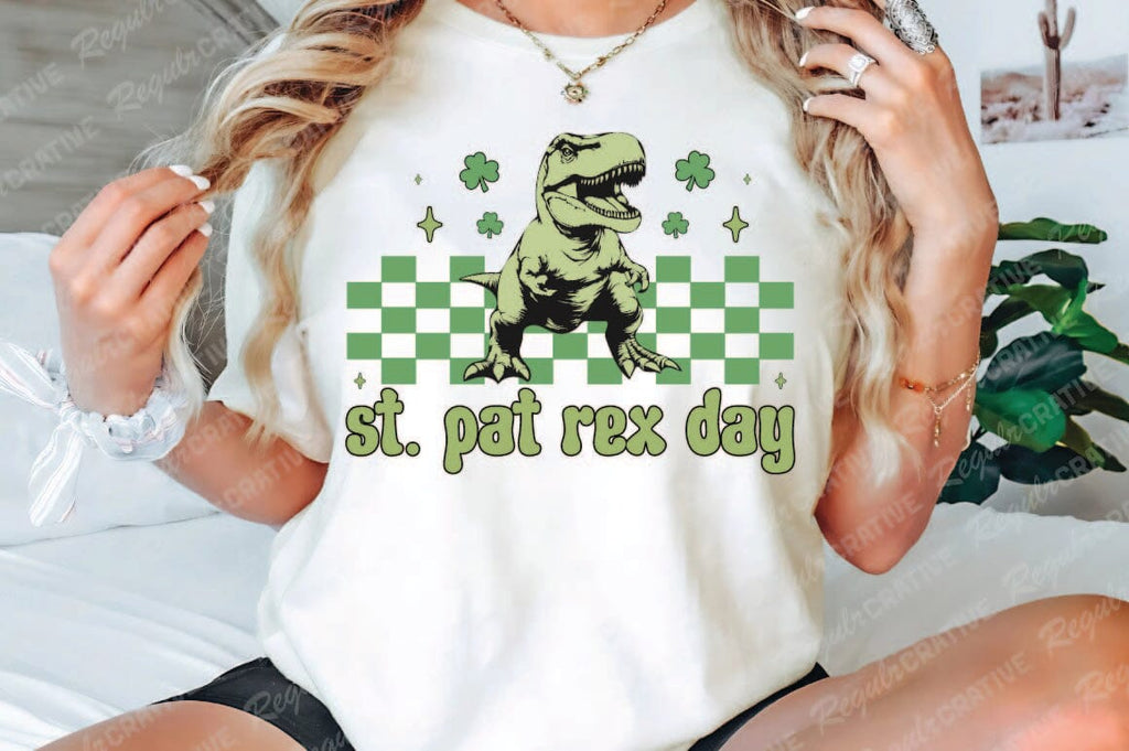 St. Pat Rex Day SVG Design - So Fontsy