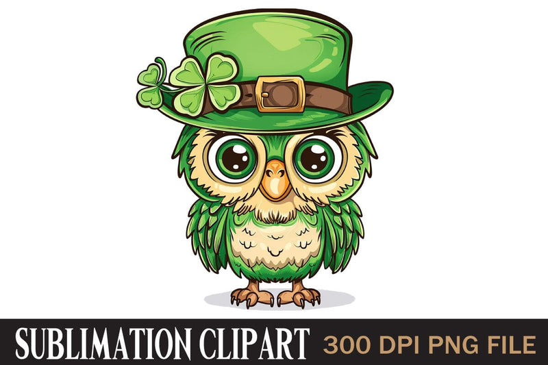 St Patrick's Owl,Illustrator Clipart,Quotes and Sayings,Food & Drink,On ...