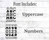 Stacked Checkered Font TTF, Stacked Font otf, Mirror Font svg, Stacked ...
