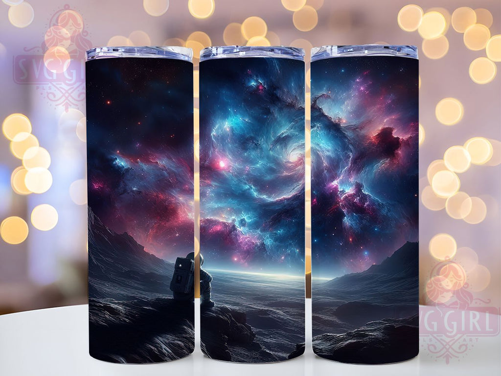 Starry Galaxy Universe Tumbler, Space Sublimation, 20Oz Tumbler Design ...