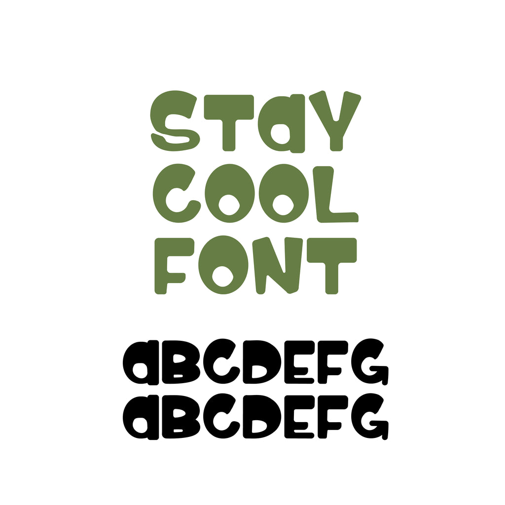 Stay Cool Font OTF, Fonts for Crafting, Handwritten Font, San Serif ...