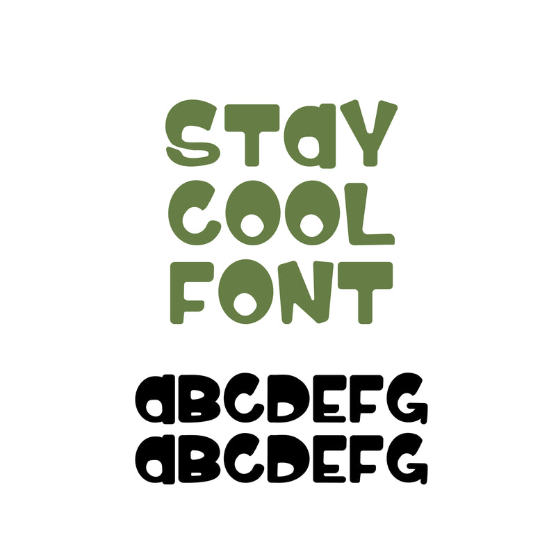 Stay Cool Font OTF, Fonts for Crafting, Handwritten Font, San Serif ...