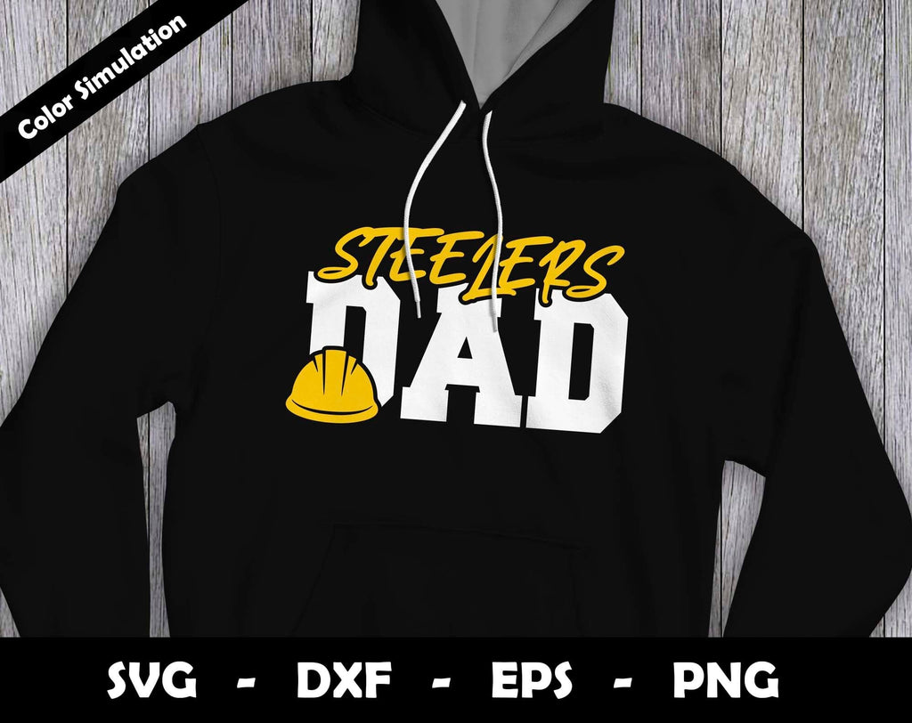 Steelers Dad SVG Cut File, Steelers logo SVG Design, Steelers Dad ...