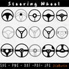 Steering Wheel Svg, Car Svg, Car Clipart, Steering Wheel PNG, Race Car ...