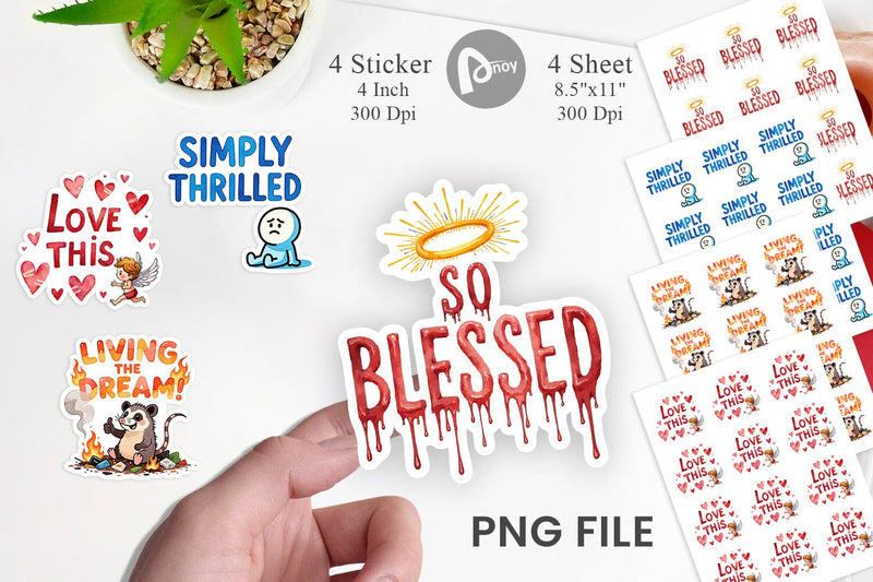 Sticker Passive Aggressive Positivity Pastel Snark - So Fontsy